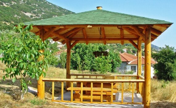 Κιόσκι, Πέργκολες, Σκάλες, Στέγες - Ξύλινα Σπίτια